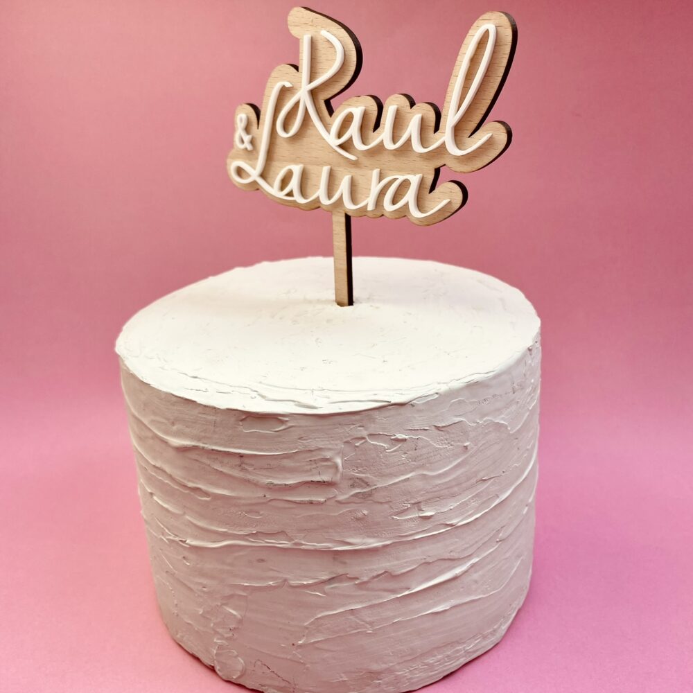 CAKE TOPPER NUBE PERSONALIZADO - Cuqueta