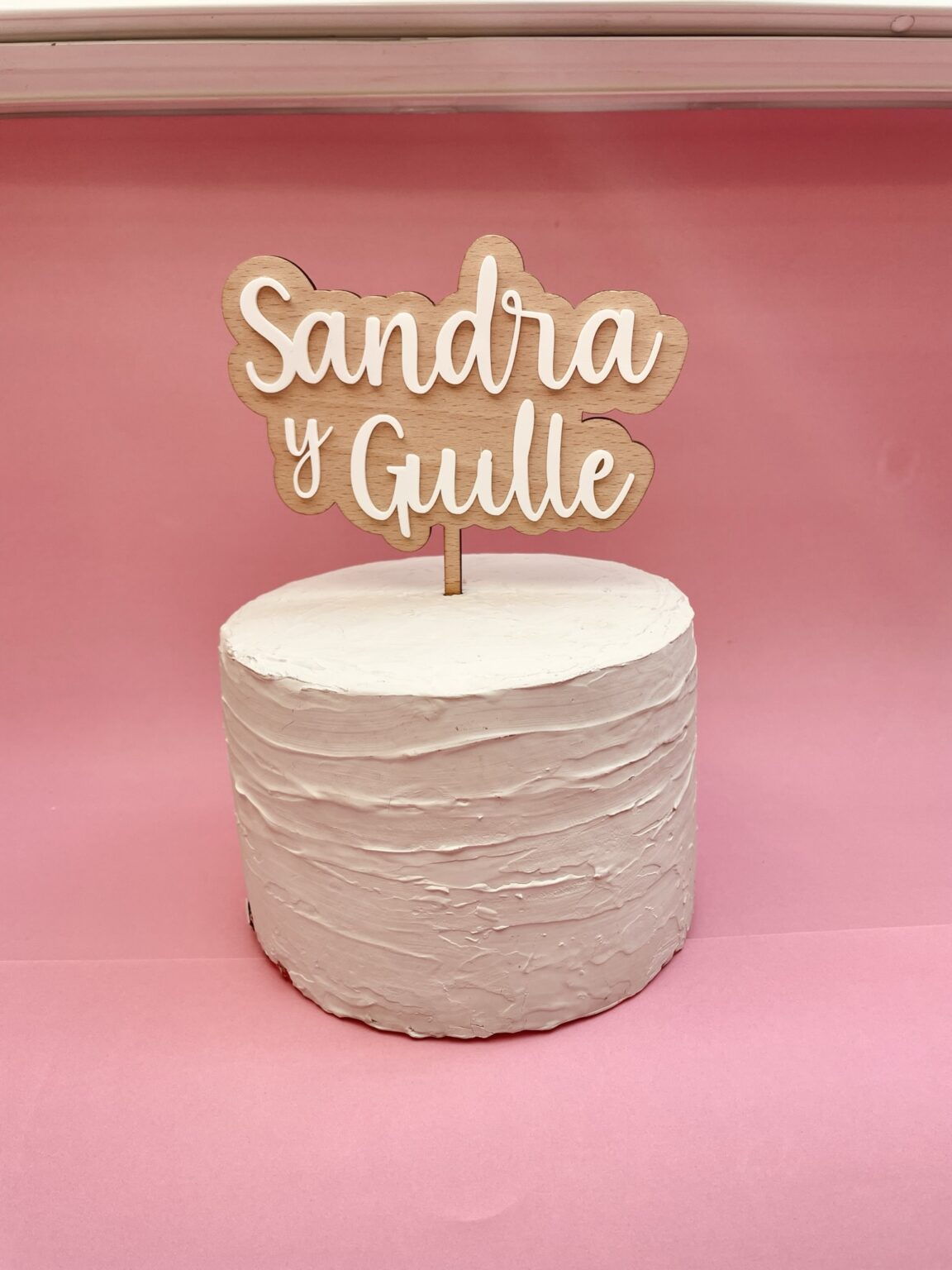 CAKE TOPPER NUBE PERSONALIZADO - Cuqueta