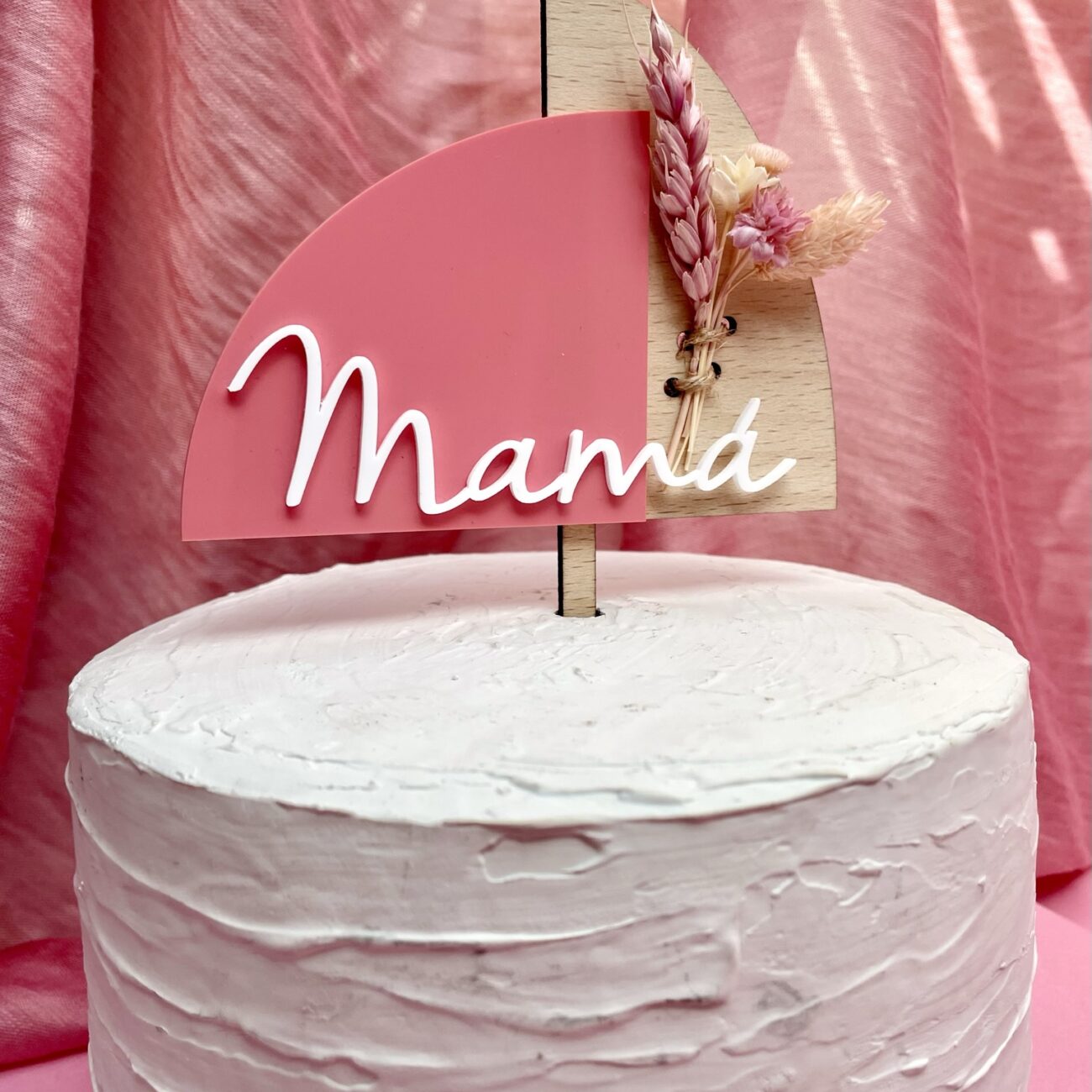 CAKE TOPPER LETTERING "Mamá"