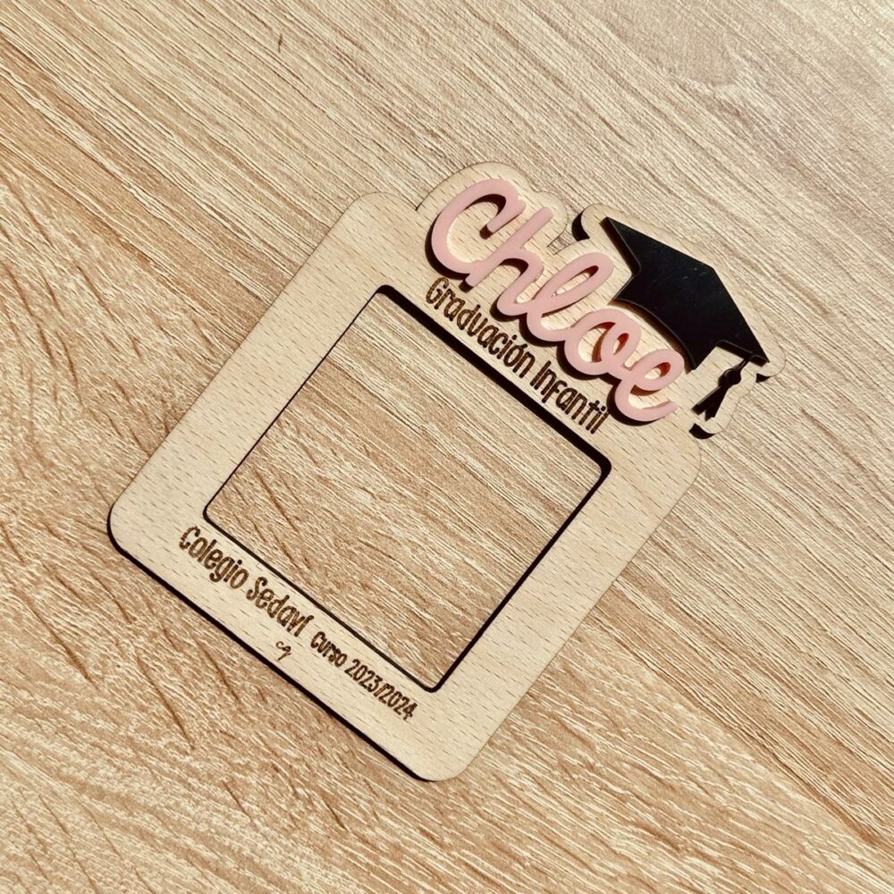 MINI MARCO IMÁN GRADUACIÓN NIÑOS PERSONALIZADA - Cuqueta
